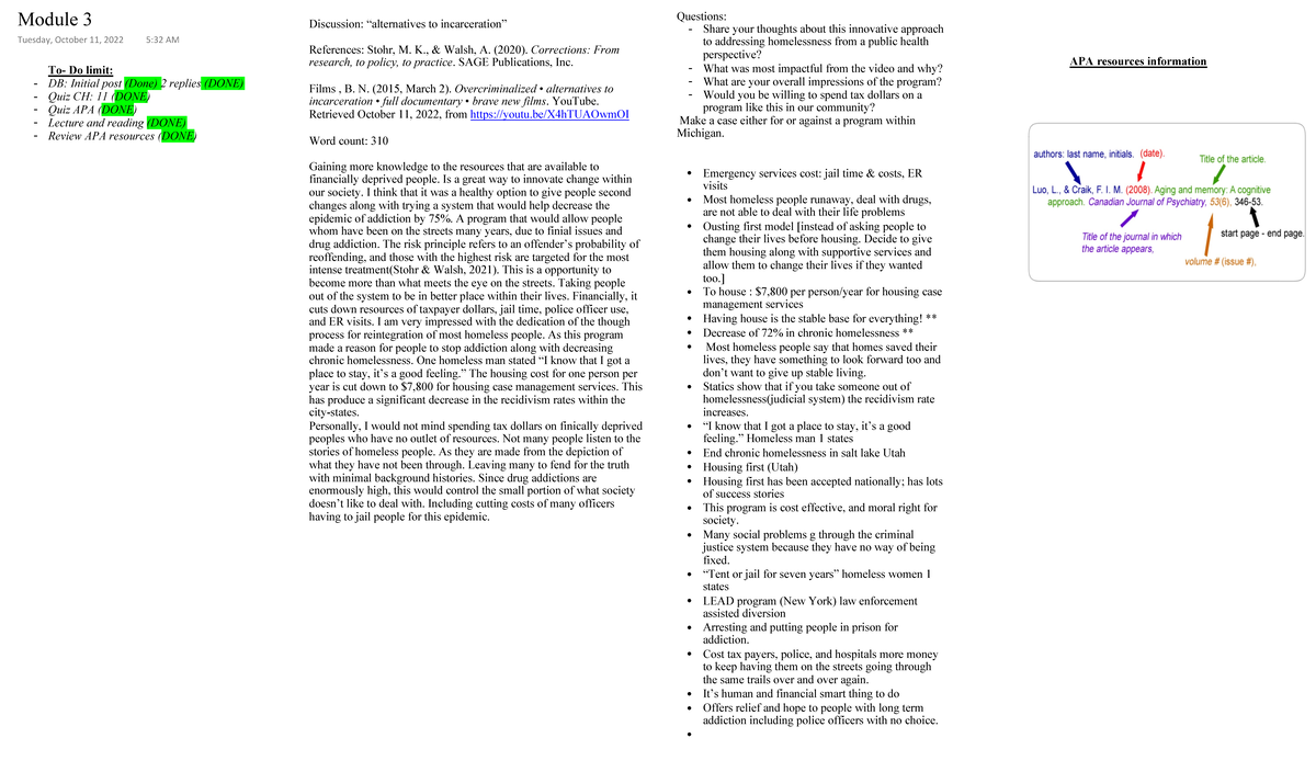 Module 3 - Overview - Discussion: