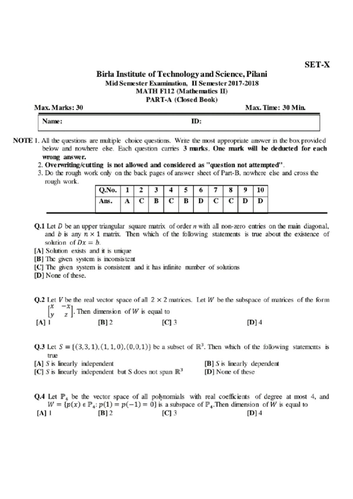 Mid Sem 2018 - pyq - Managerial Economics - Studocu