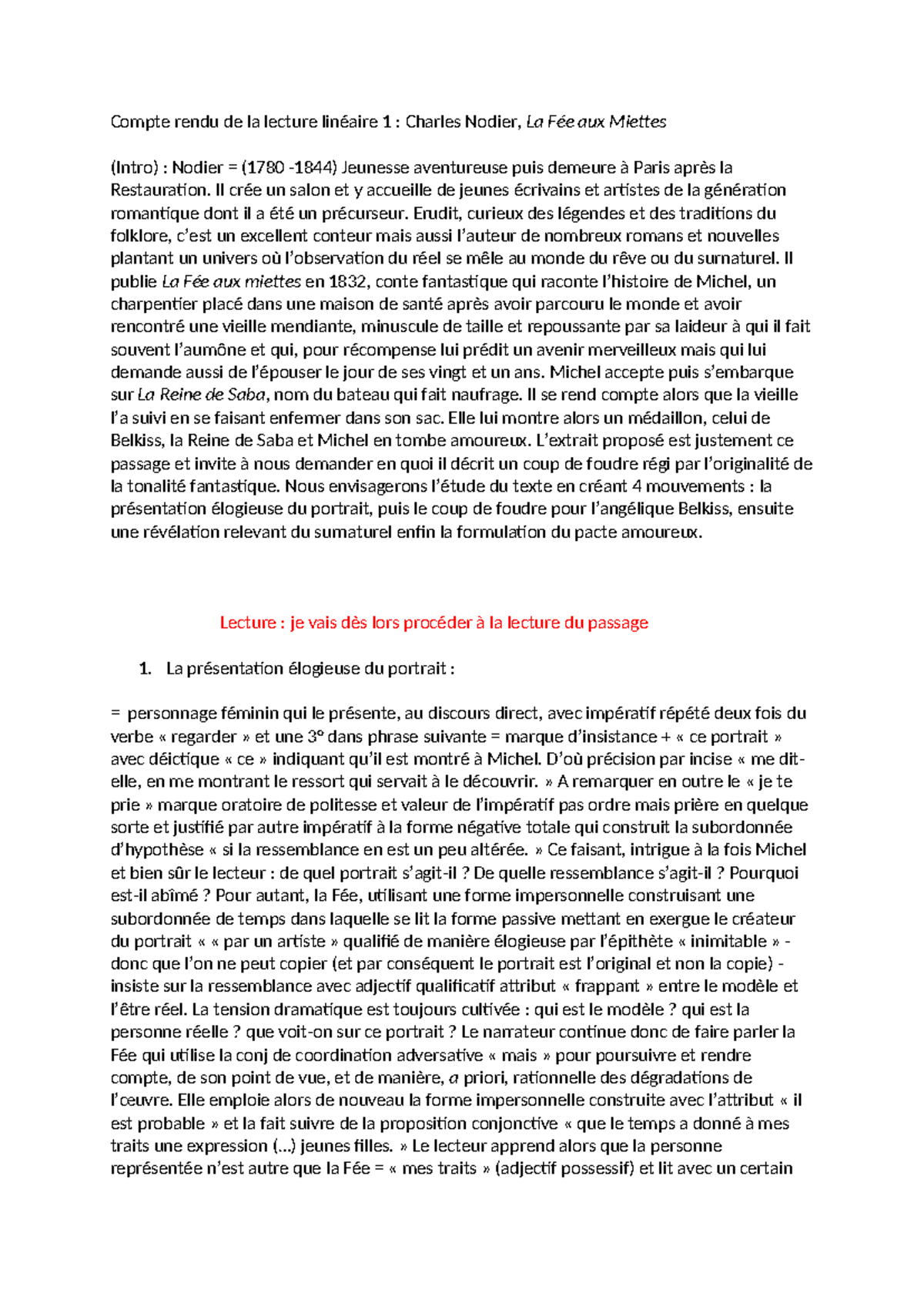 CR de la lecture linéaire 1 - Il crée un salon et y accueille de jeunes ...
