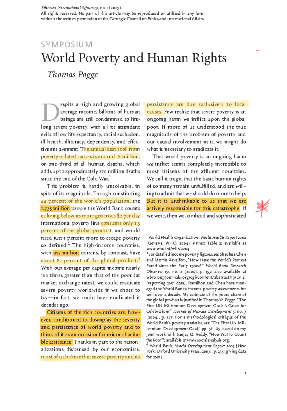 World poverty and human rights - SYMPOSIUM World Poverty and Human ...