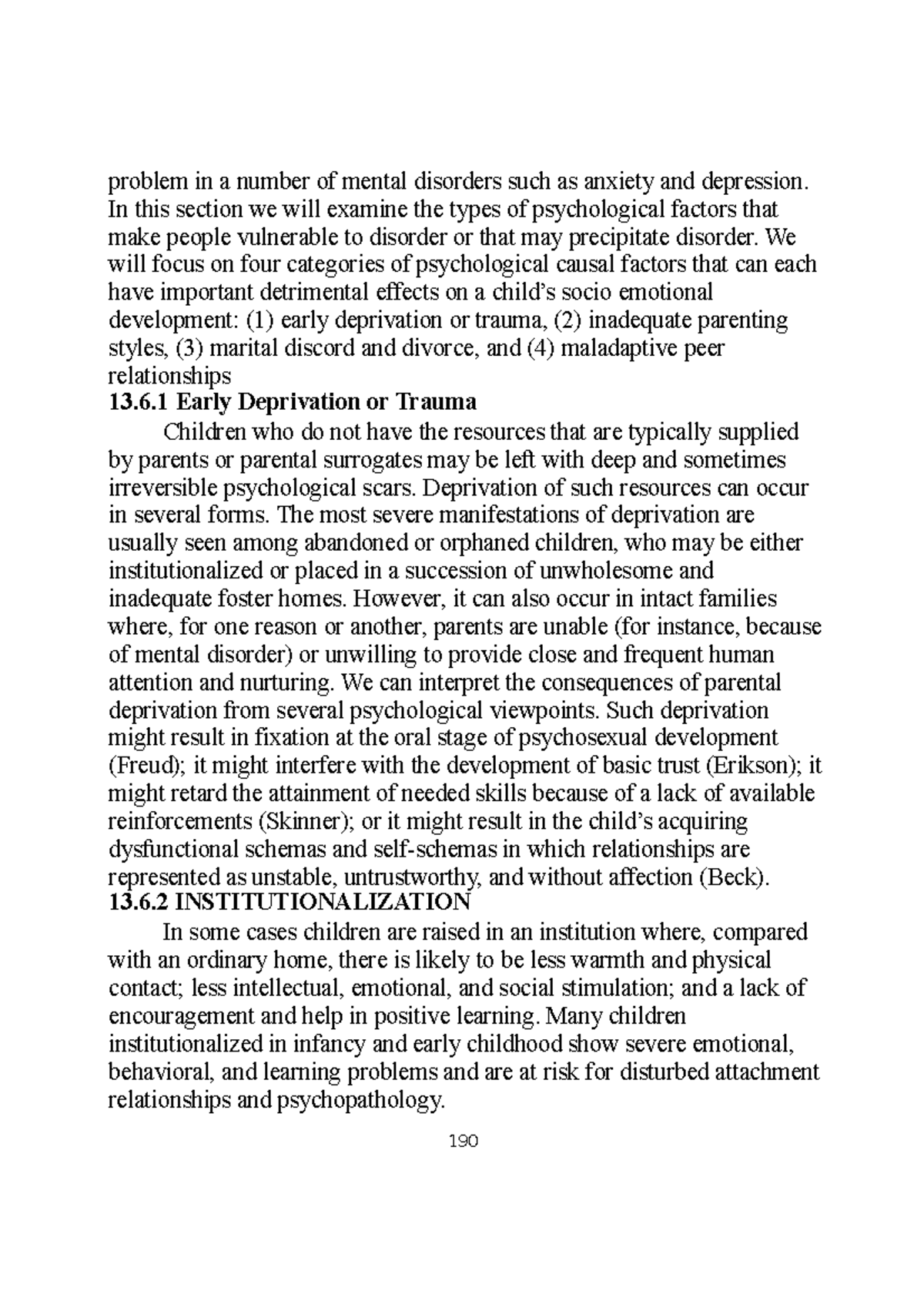 Abnormal Psychology (Psyco239) (37) - problem in a number of mental ...