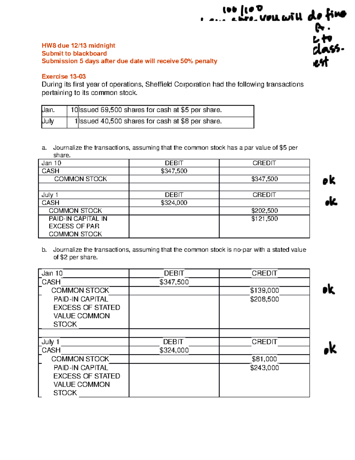 HW8 - Homework 8 for Accounting 101 - HW8 due 12/13 midnight Submit to ...