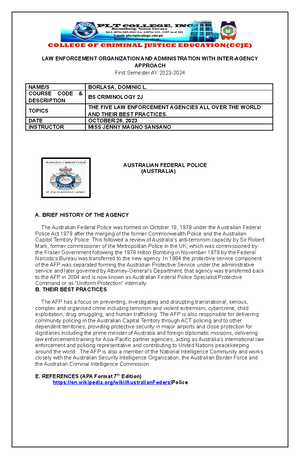 THE History OF Bucor - THE HISTORY OF BUCOR The Bureau of Prisons was ...