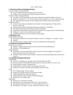 Unit 1 Resources AP Biology - A feature of organic compounds NOT found ...