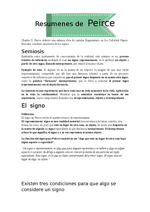 Resumen Icono, Indice Y Simbolo - RESUMEN: El icono, el índice y el ...