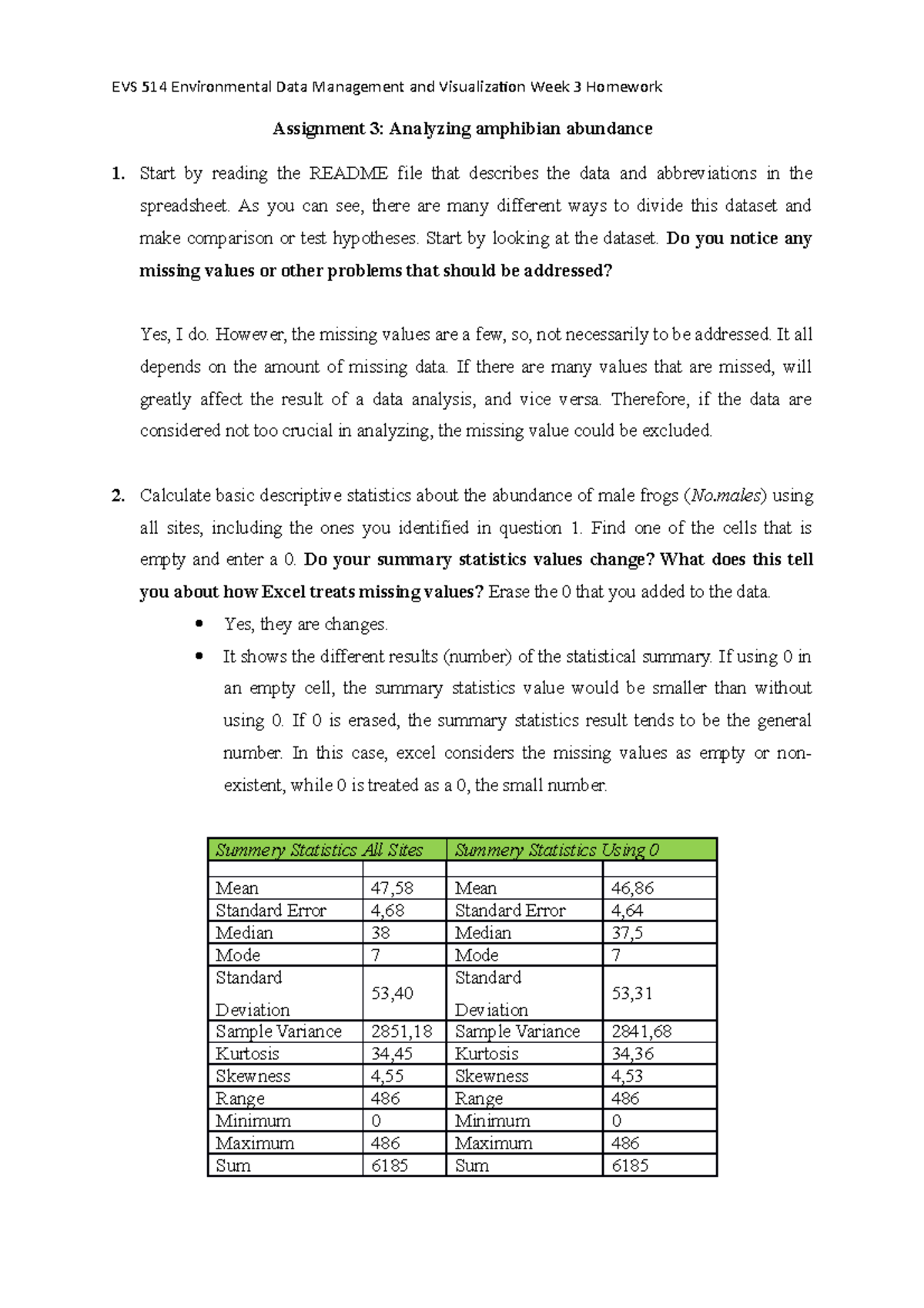 Week3Homework - Analyzing amphibian abundance Data and Missing Values - Assignment 3: Analyzing ...