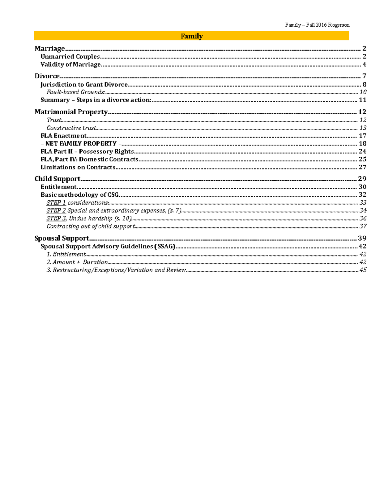 Family, Rogerson, 2016 Summary - Popoff - Family – Fall 2016 Rogerson ...