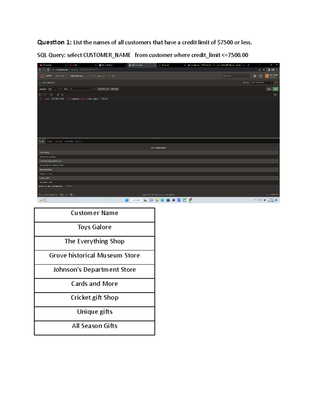 1204 ass1 - Chapter 1 TAL Distributors - Question 1: List the names of ...