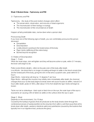 Week 8 Module Notes - Facial Reconstruction - Google Docs - ANTH 7 ...