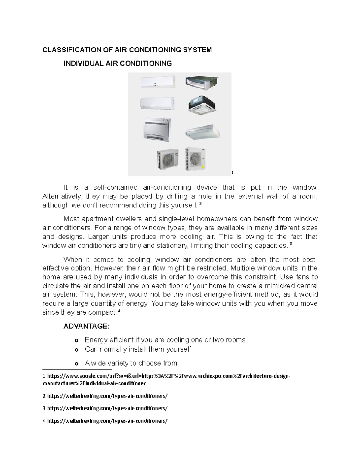 Assign 27 - Airconditioning and Ventilation Systems -CLASSIFICATION OF ...