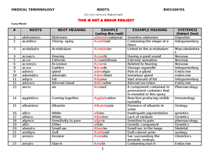 MLL 1 - Practice question and answers from medical language lab - Score ...