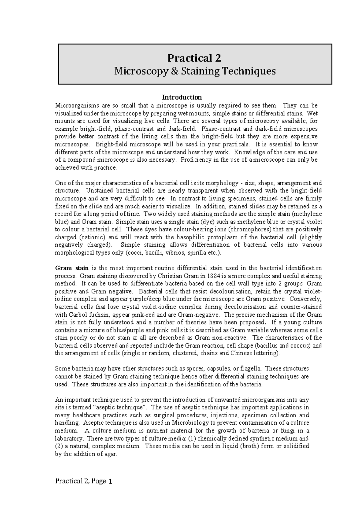 Wk 02 Practical 2 - Very informative with great examples and ...