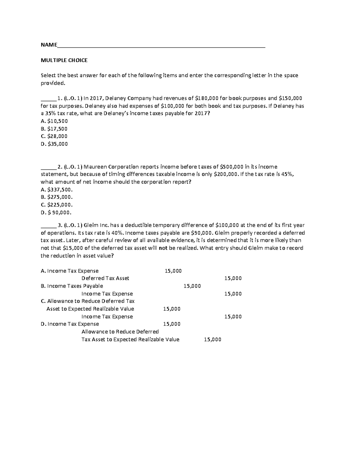 Chapter 19 - notes - NAME