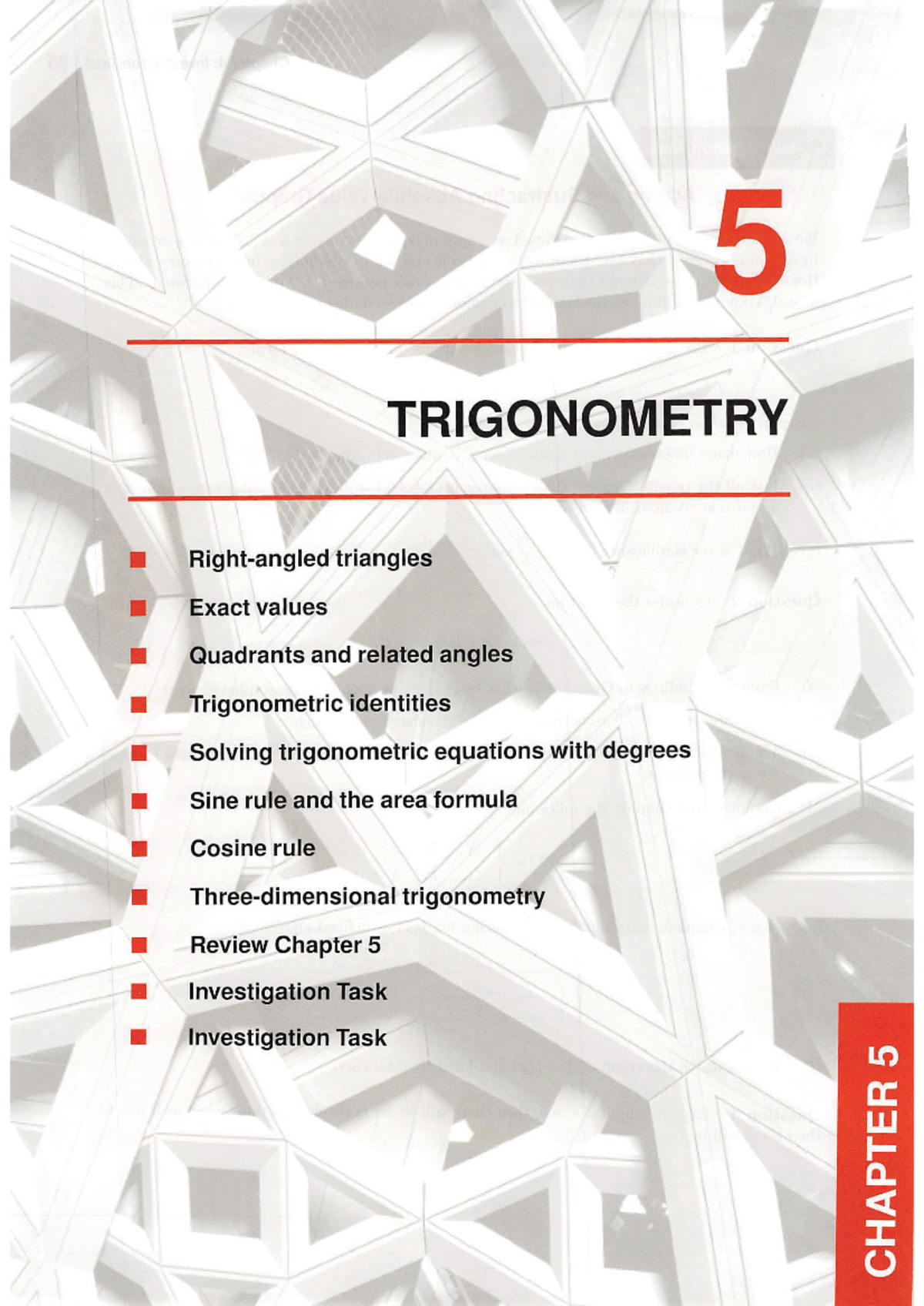 05 Trigonometry - Trig - 5 TRIGONOMETRY triangles Exact values ...
