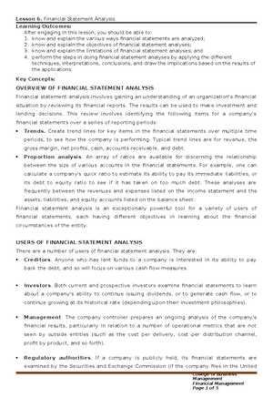 Lesson 5 Financial Statements (PAS No.1) - COLLEGE OF ACCOUNTANCY ...