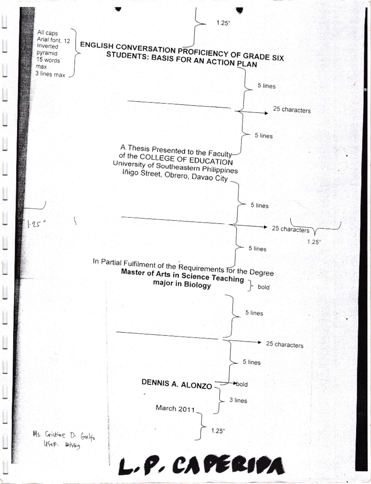 Research Format by Dennis Alonzo 001 - rt rt 1' All caps Ariatfont, 12 ...