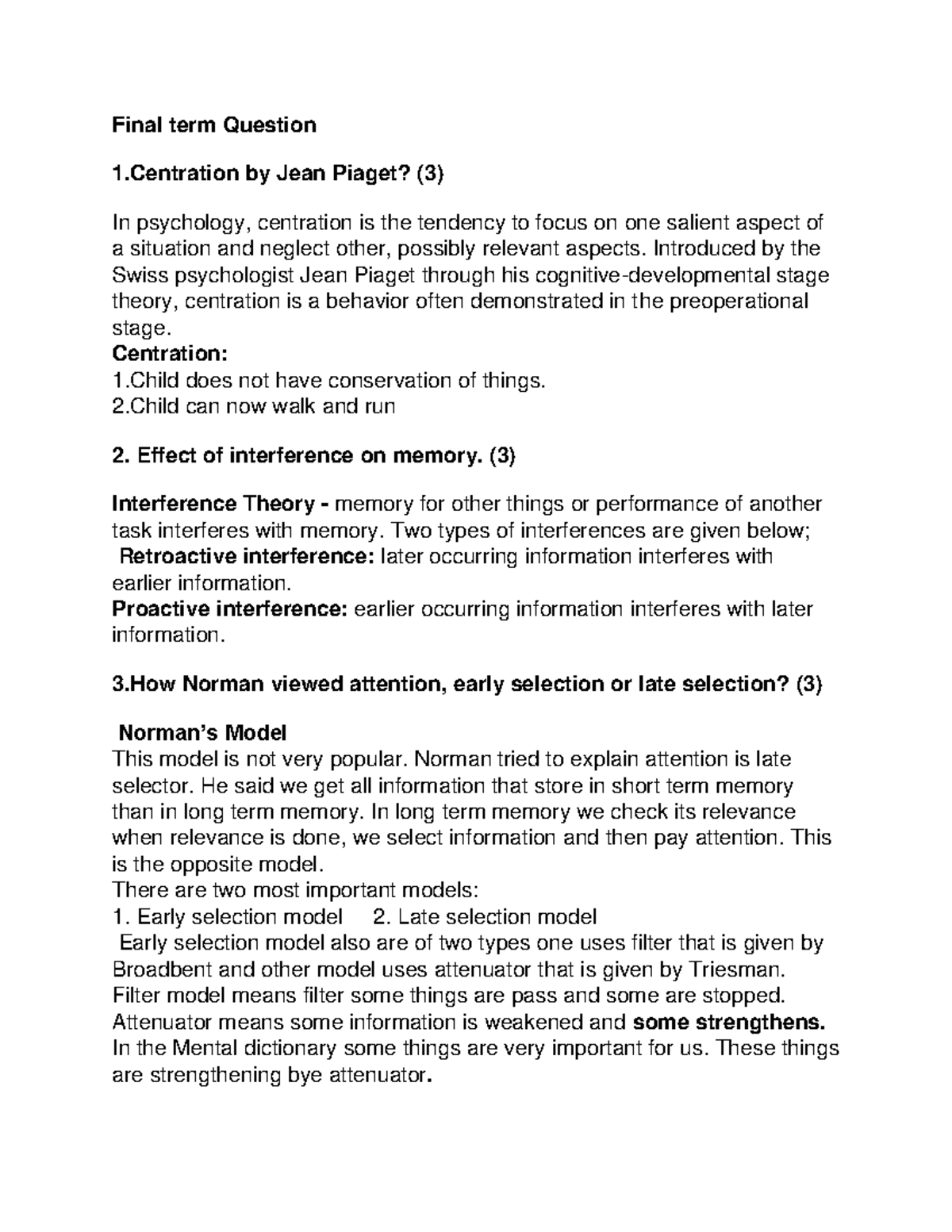 Psy504 Final Exam solution By Kashi G - Final term Question 1 by Jean ...