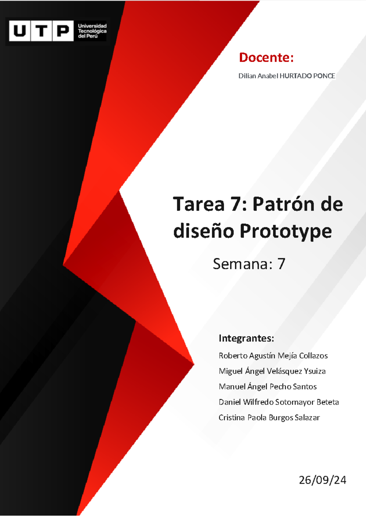 Semana 7-tarea - atencion - Tarea 7: Patrón de diseño Prototype Semana ...