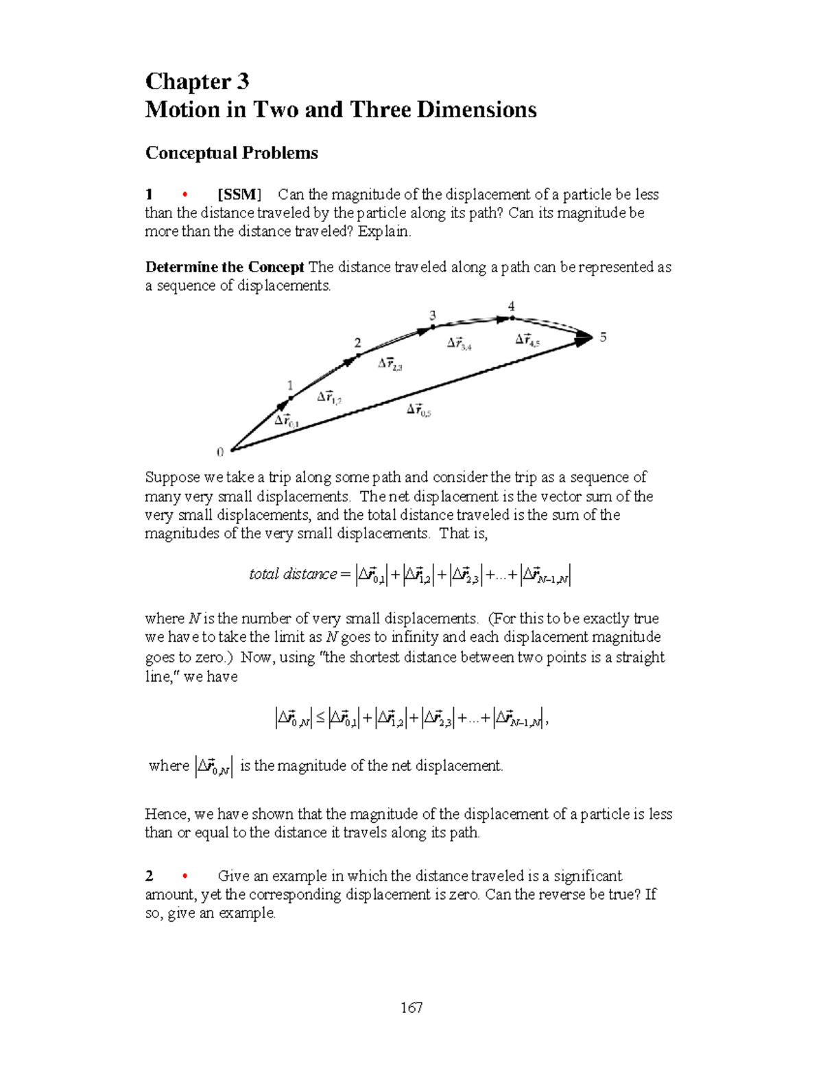 Ch03-Hwk-Solutions - ####### 167 Chapter 3 Motion in Two and Three ...