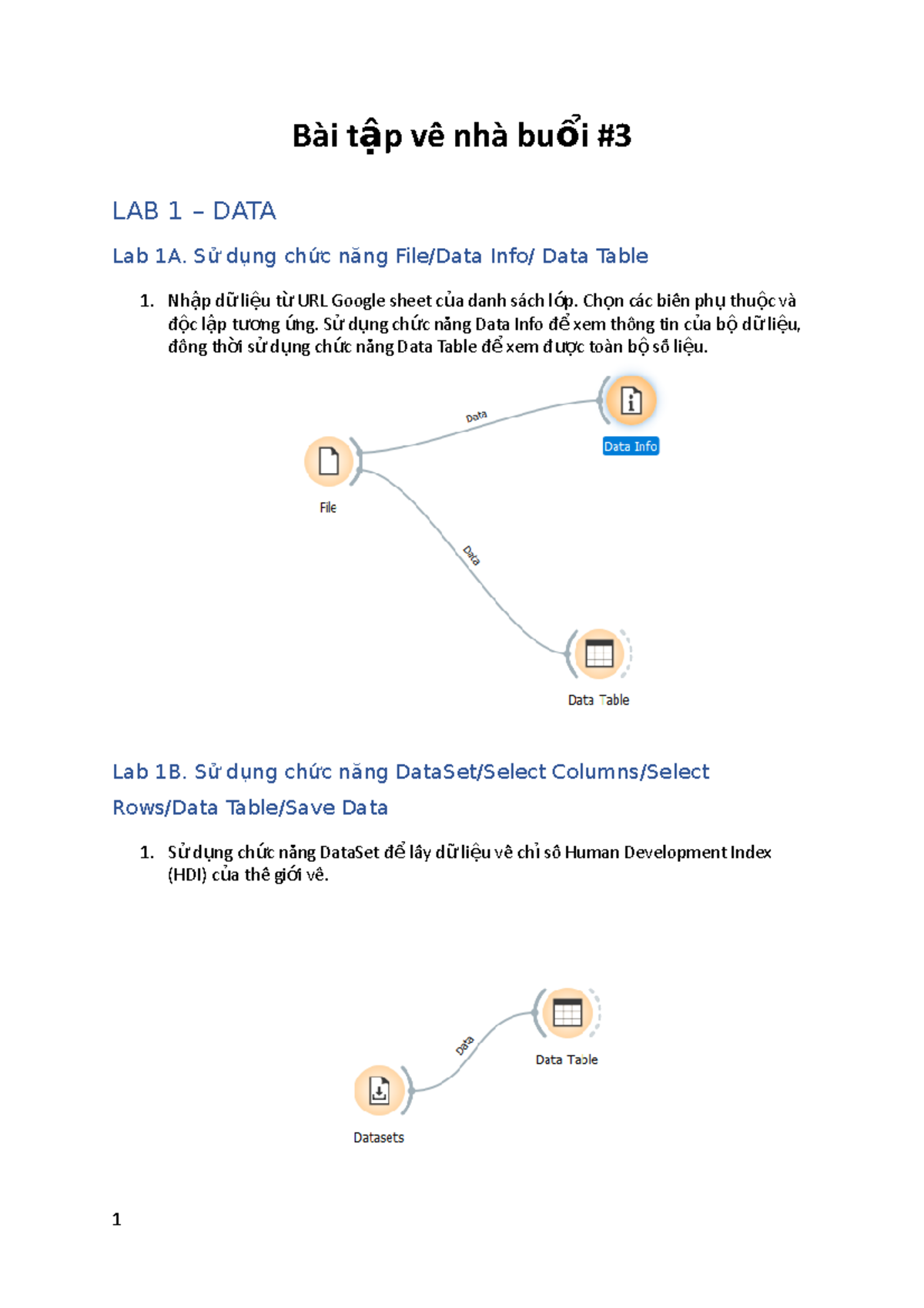 File word hình chụp - oiuytds - Bài t ập vềề nhà bu ổi LAB 1 – DATA Lab 1A. Sử dụng chức năng ...