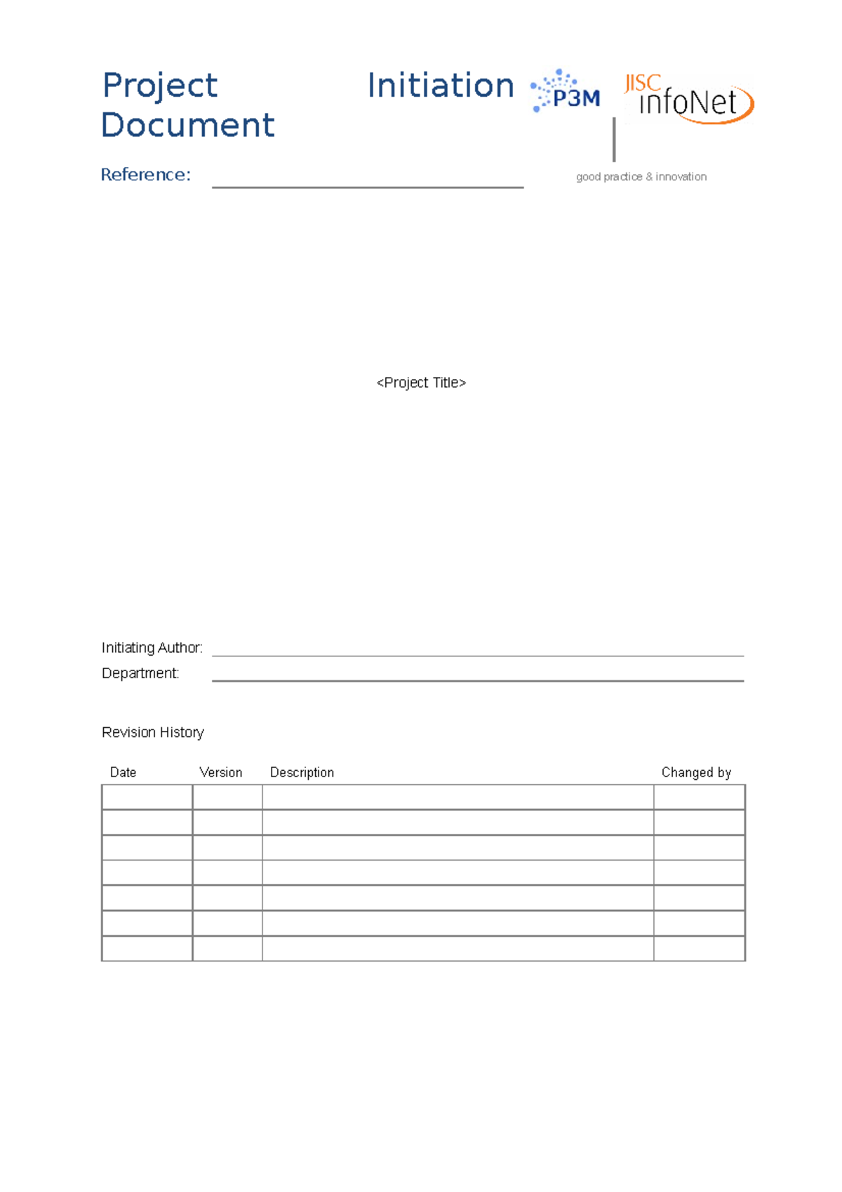 Project Initiation Document (pid.doc) i1 (Autosaved) - Document ...