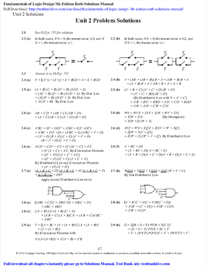 과제1 solution - ....... - 논리회로(logic gate) - Studocu
