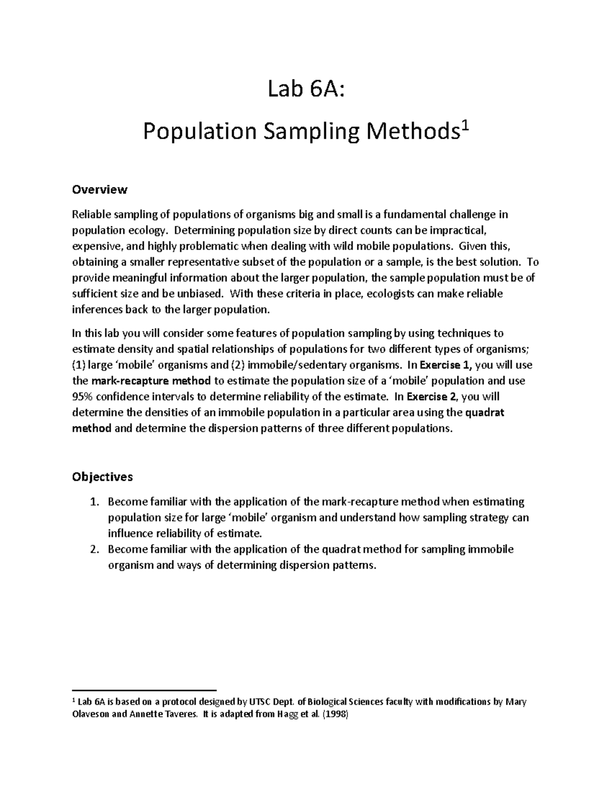 Lab 6 Population Sampling and Population Growth Y2022 - Lab 6A ...