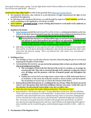 Lesson 3 - Sources of Faith - Lesson 3 : The Sources of the Faith ...