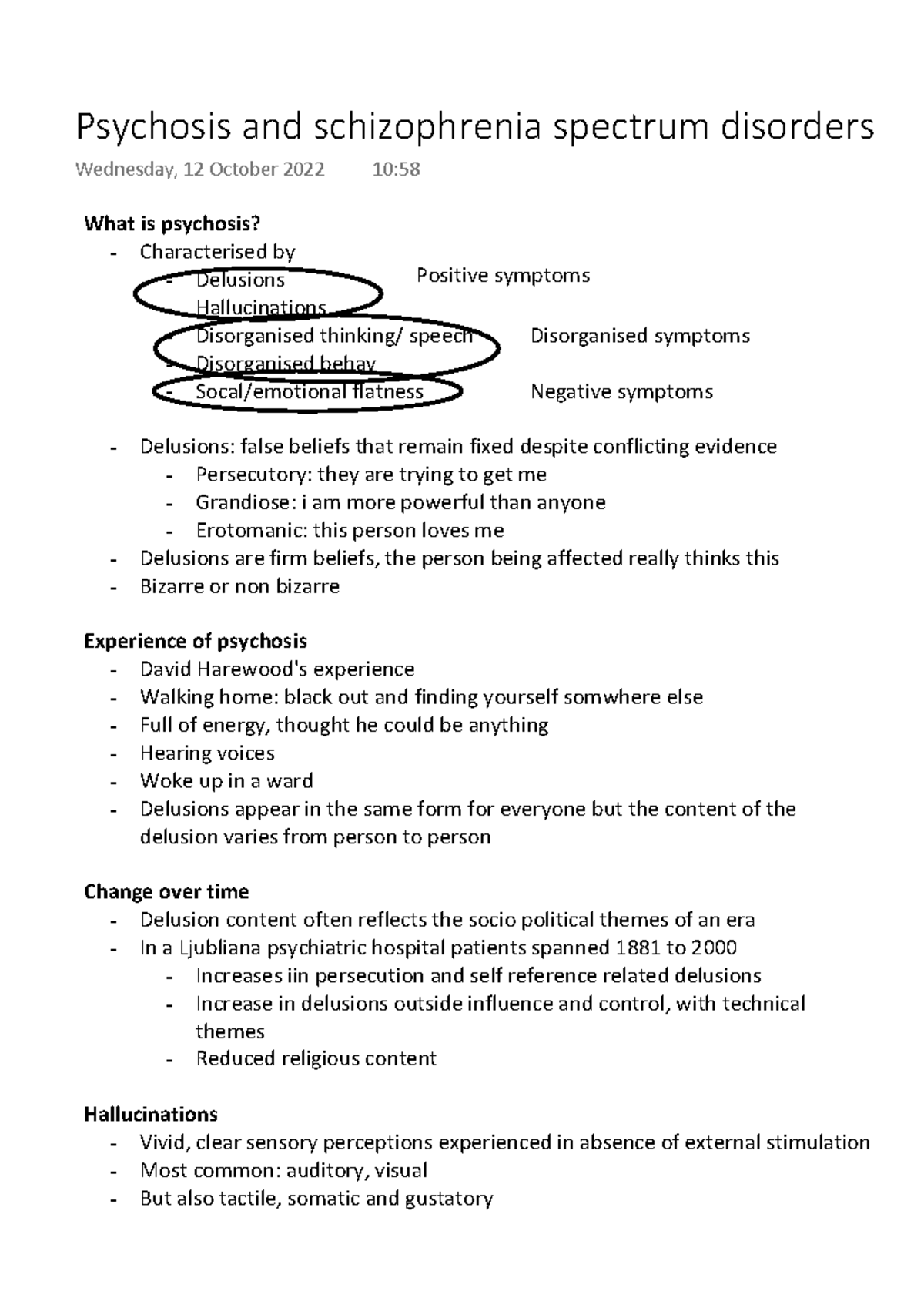 Psychosis and schizophrenia spectrum disorders - What is psychosis ...