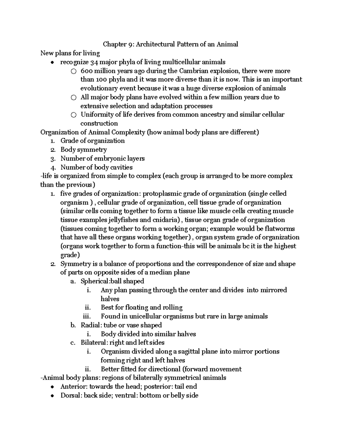 Chapter 9 - notes - Chapter 9: Architectural Pattern of an Animal New ...