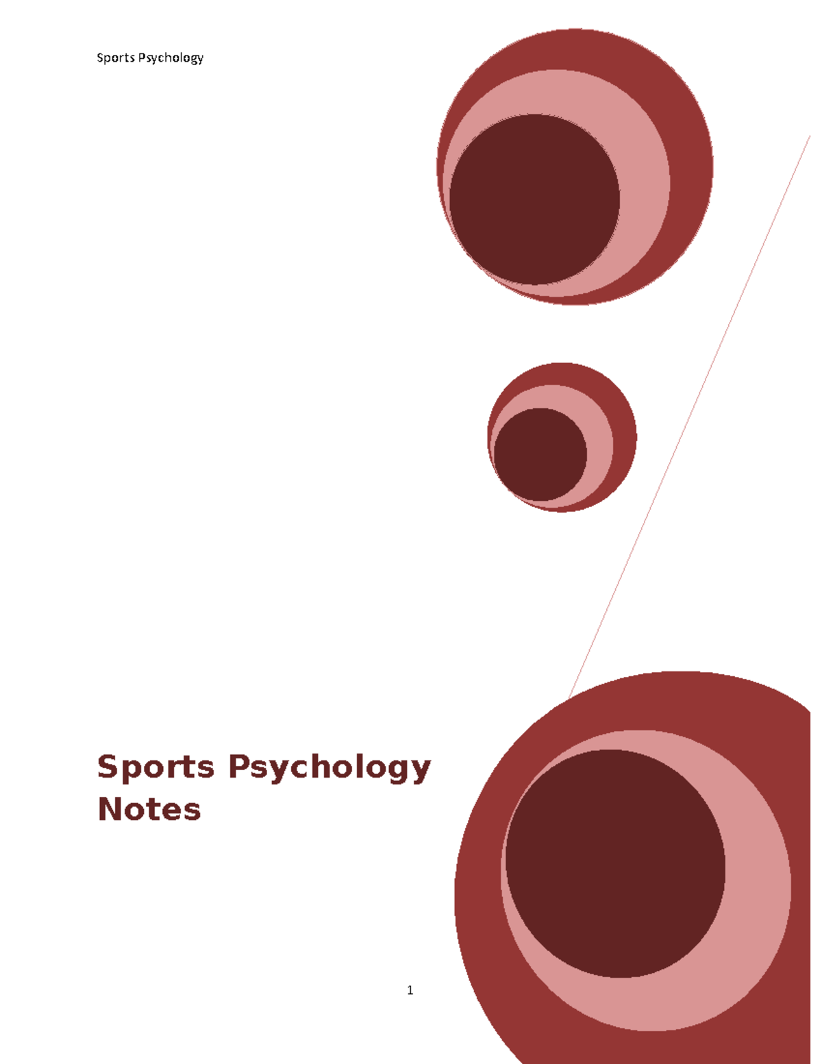 Sports Psychology Models - Sports Psychology Notes Sports Psychology ...