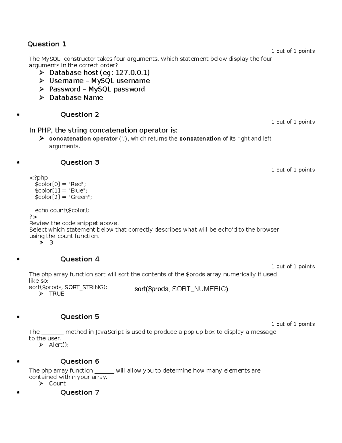 Exam practice - CST8238 - Algonquin College - Studocu