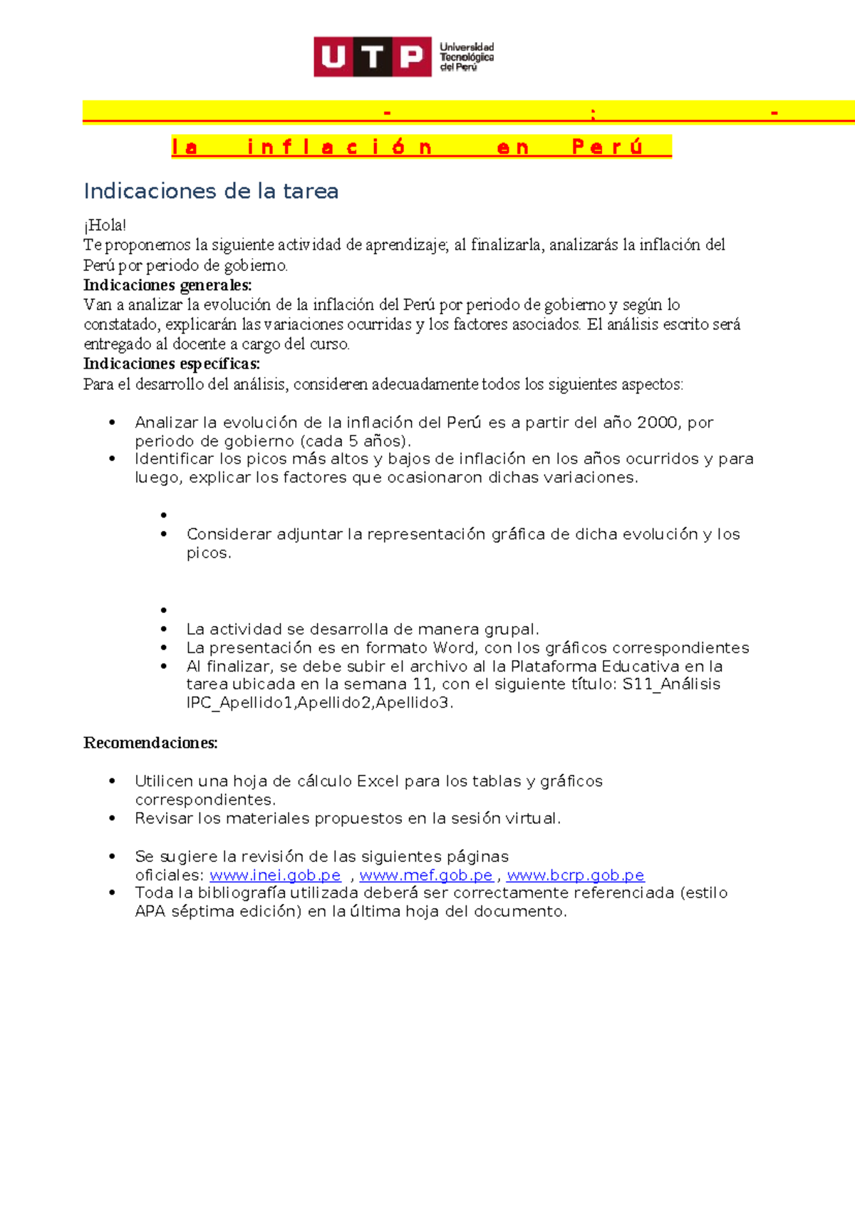 📝 Semana 11 - Tema 02 Tarea - Análisis de la inflación en Perú - 📝 ...