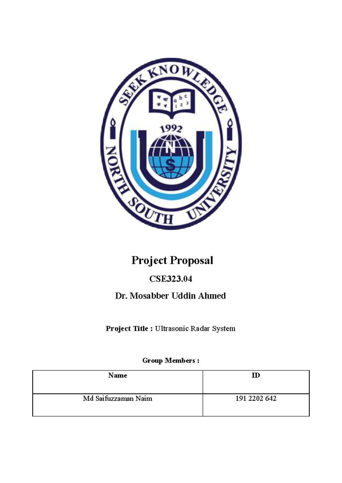 Project Proposal 323 - Operating Systems Design - Project Proposal ...
