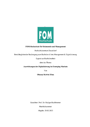Formatvorlage Expose - FOM Hochschule für Oekonomie und Management ...