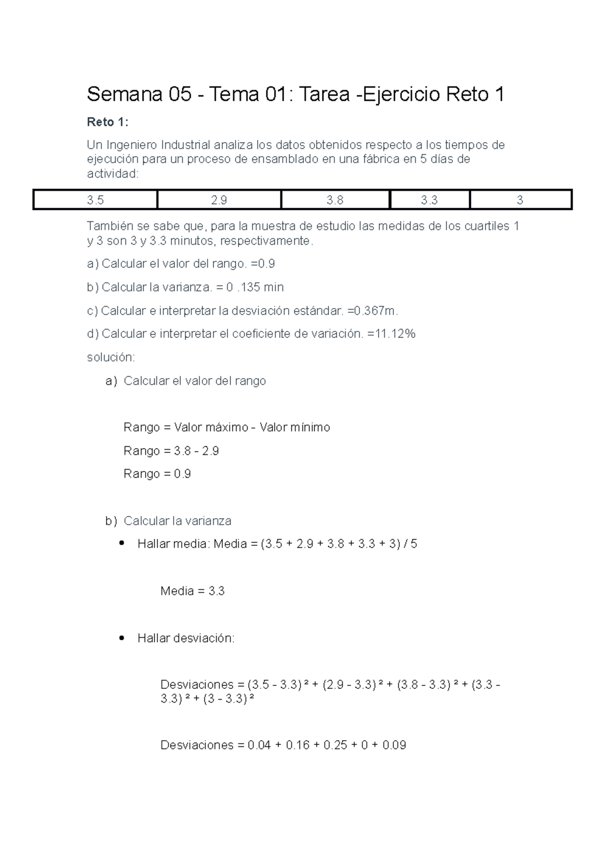 Semana 05 reto 1 - DSDSF - Semana 05 - Tema 01: Tarea -Ejercicio Reto 1 ...