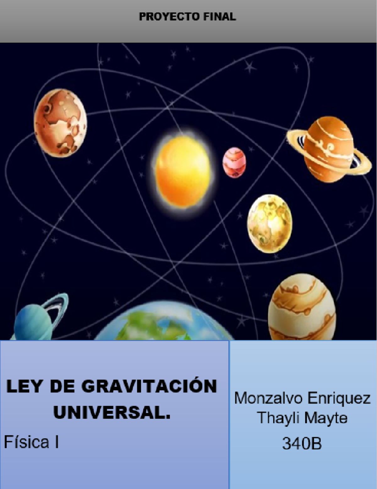 Ley de gravitación universal. TF - INTRODUCCIÓN Se mantiene la idea de ...