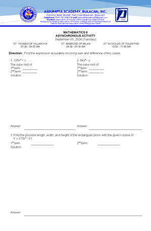 Physical Science Q3 SLM3 - Physical Science 11 Physical Science – Grade ...