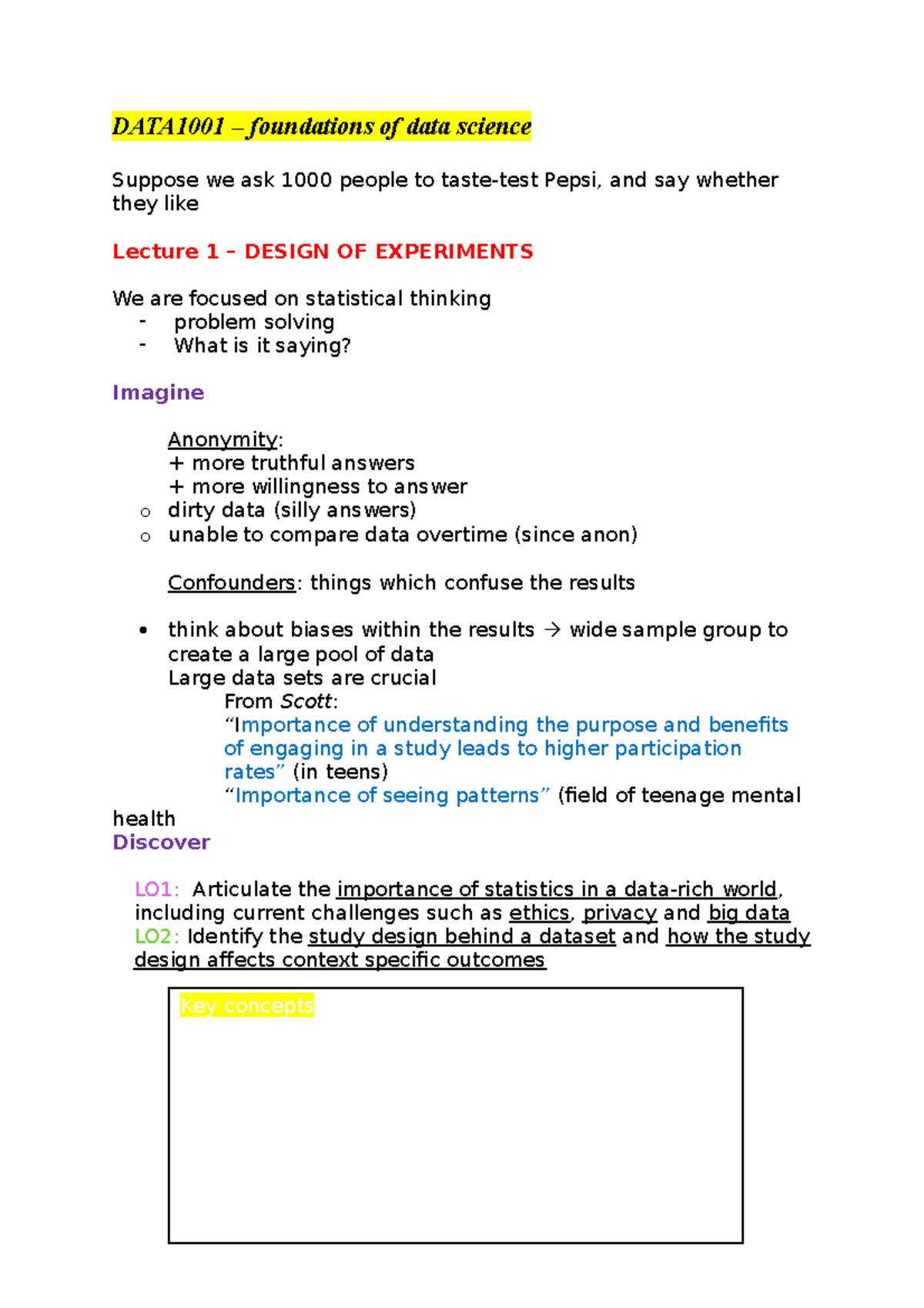 DATA1001 – foundations of data science - DATA1001 – foundations of data ...