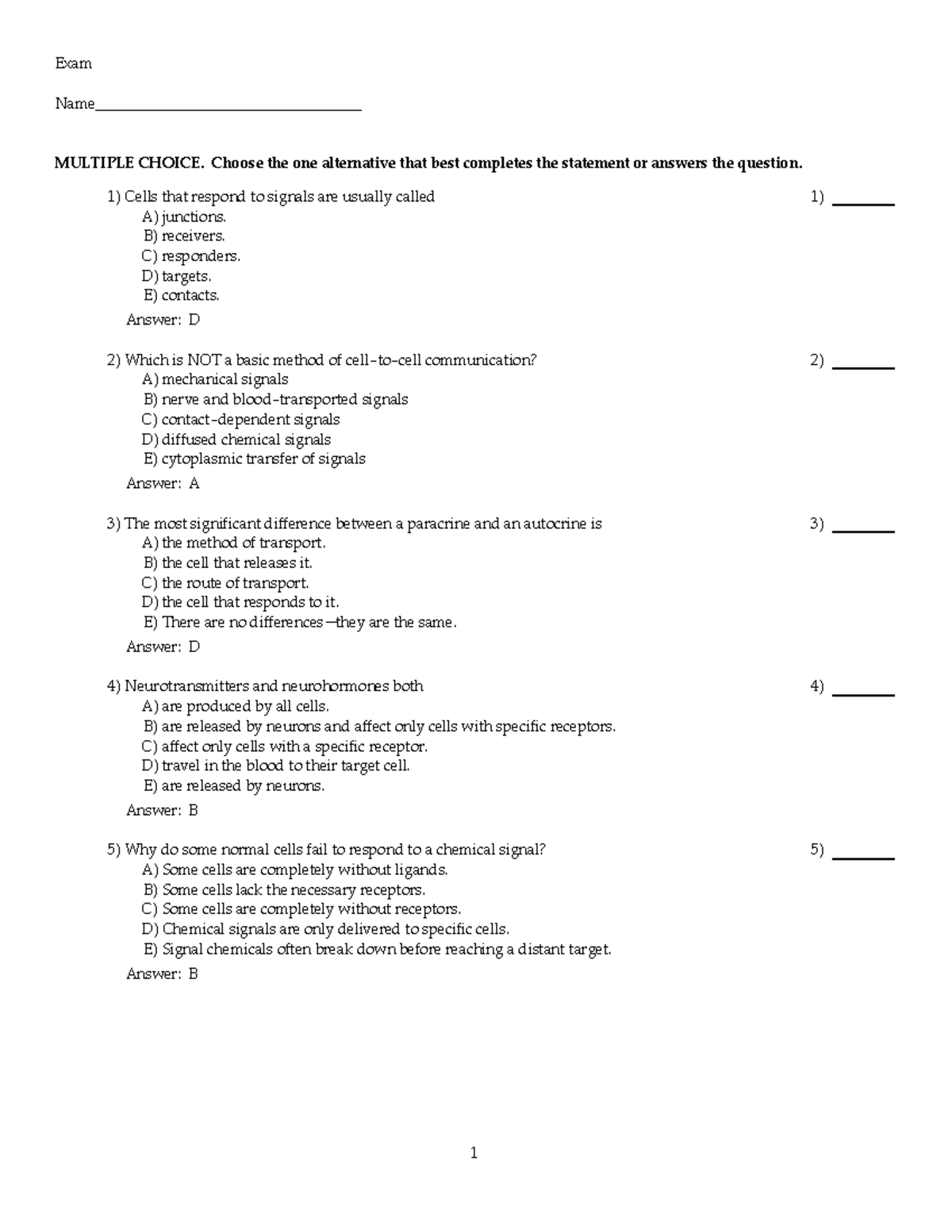 Chapter 6 Practice Questions - Exam Name___________________________________ MULTIPLE CHOICE ...