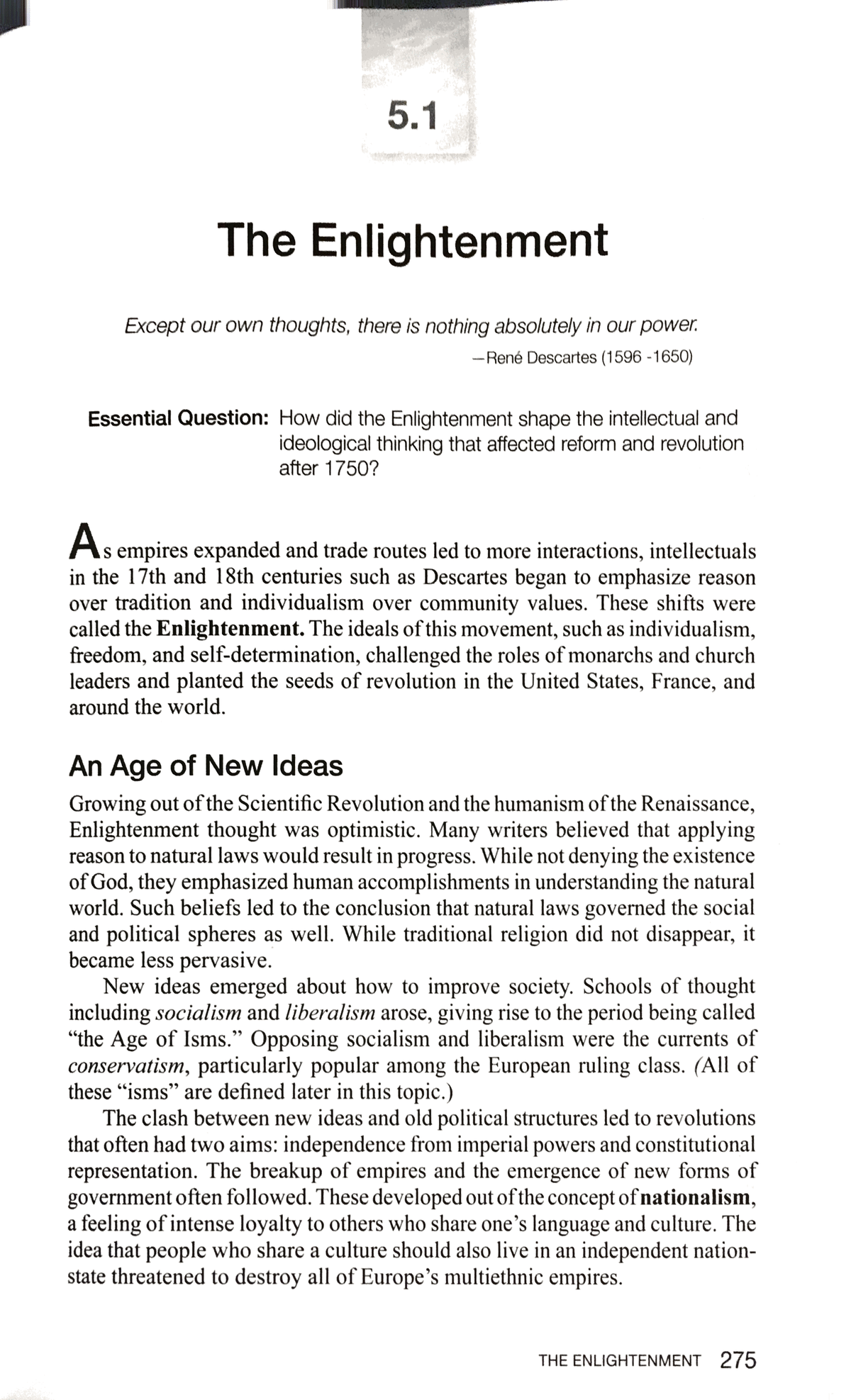 Amsco 5.1 TEMP - Article for you to read for assignment on ENLIGHTENMENT - Studocu