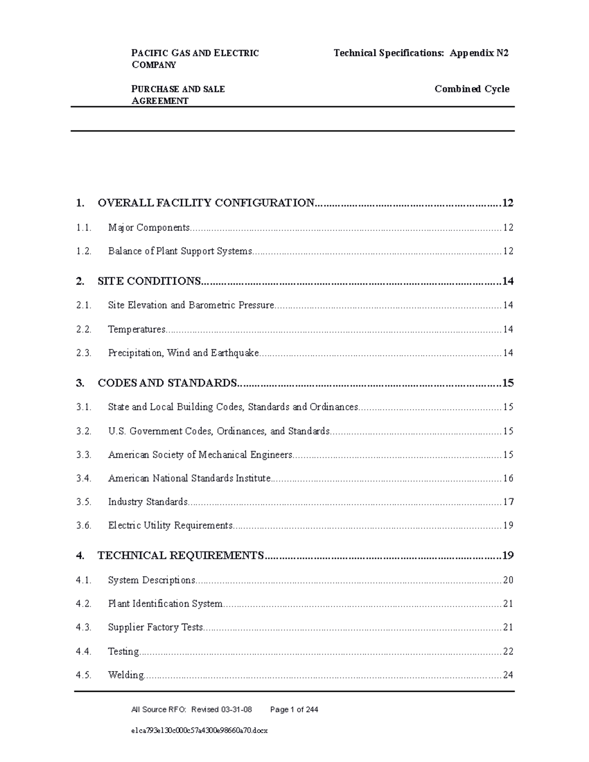 Appendix N 2 Combined Cycle - COMPANY PURCHASE AND SALE AGREEMENT ...