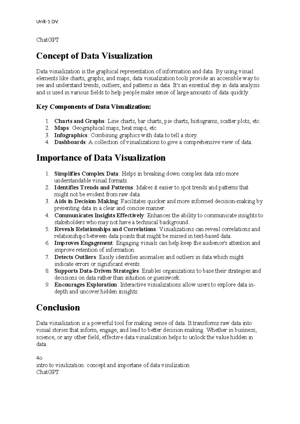 Chat GPT dv - its about data visulization notes of chatgpt - ChatGPT ...
