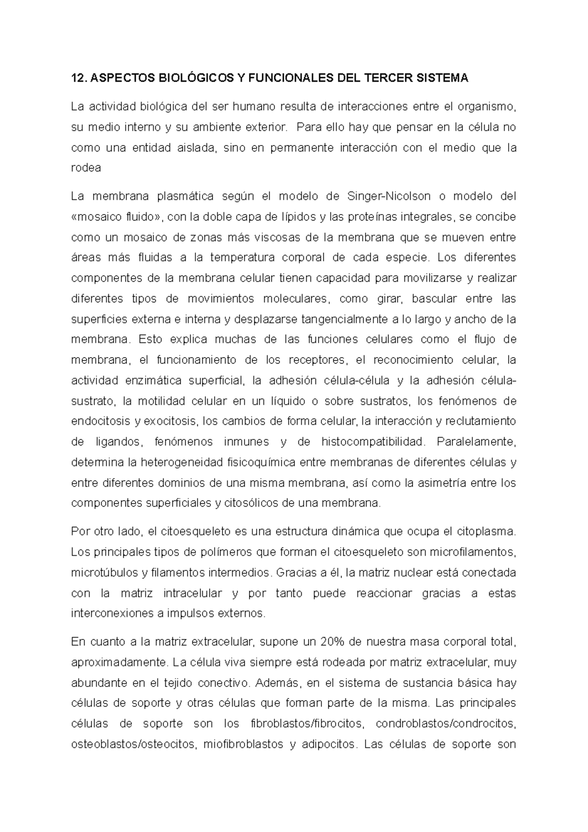 12. Aspectos Biológicos Y Funcionales DEL Tercer Sistema - 12. ASPECTOS ...