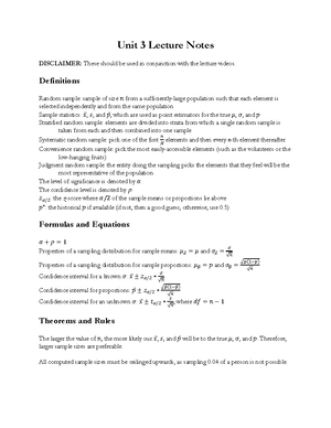 Chapter 1 Excerpt - Ch 1 - CHAPTER 1 Data and Statistics CONTENTS ...