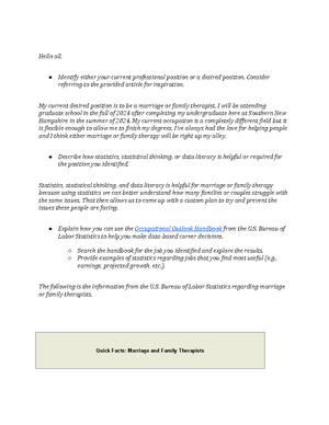 4-1 Discussion - Hi Everyone, If I were to design a psychological test ...