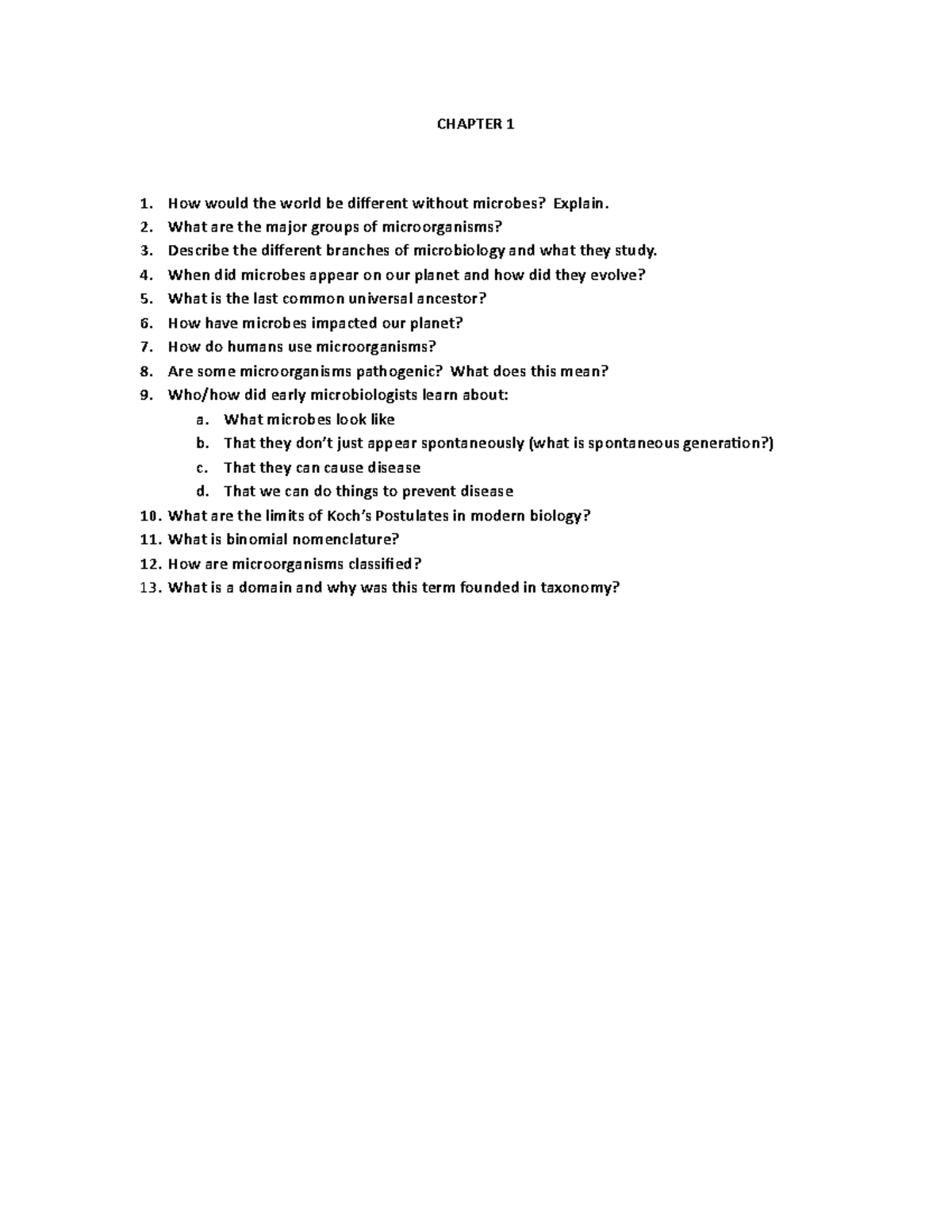 Lesson 1 Review - CHAPTER 1 How would the world be different without ...