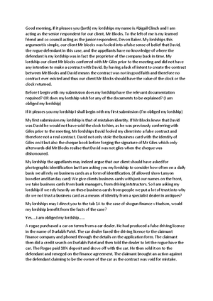 Moot Court Examples - Lecture notes - Moot Court Examples Sample Case ...