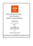 UJ - Business Management 1A - Studocu