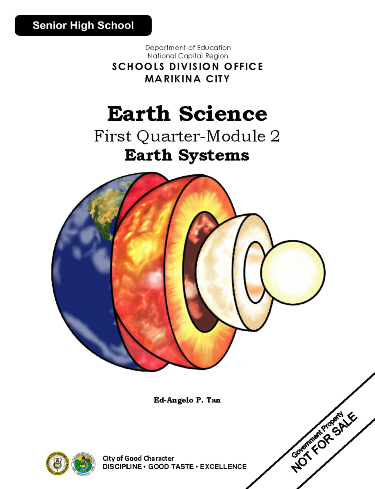SHS Earth- Science Q1 M2 Earth system - ####### City of Good Character ...
